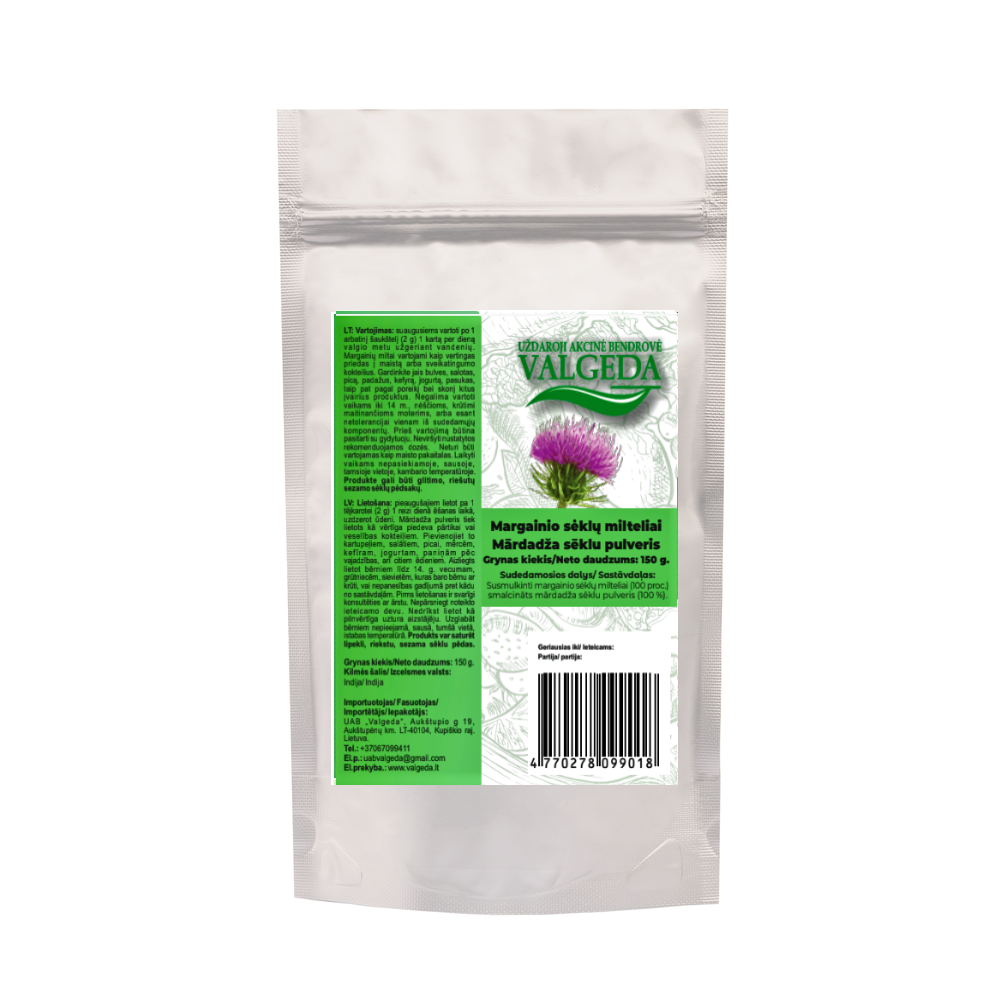 Margainio sėklų milteliai 150g. – Biržų arbatinė